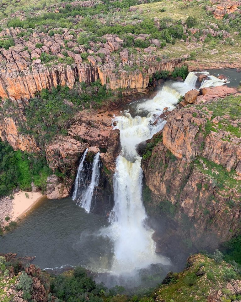 Kakadu Waterfalls - Airborne Solutions Darwin